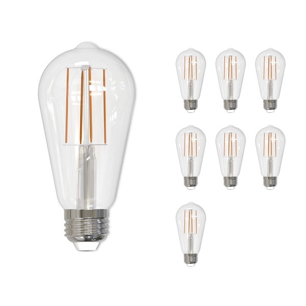 Bulbrite Industries 7 Watt (60 Watt Equivalent), ST18 LED, Dimmable ...